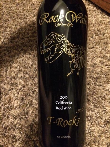 2013 Rock Wall Wine Co. T-Rocks, USA, California - CellarTracker