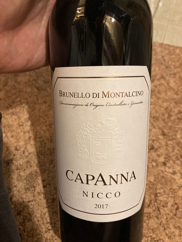 2018 Capanna Brunello di Montalcino Nicco, Italy, Tuscany, Montalcino ...