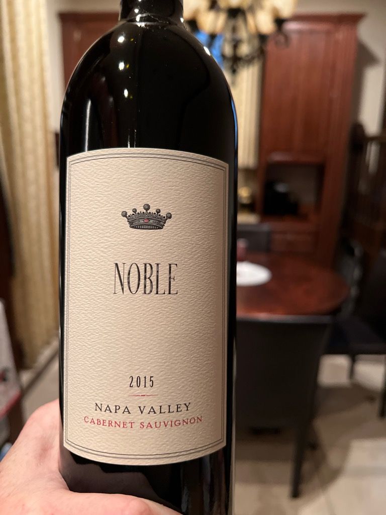 2015 Noble Cabernet Sauvignon, USA, California, Napa Valley - CellarTracker