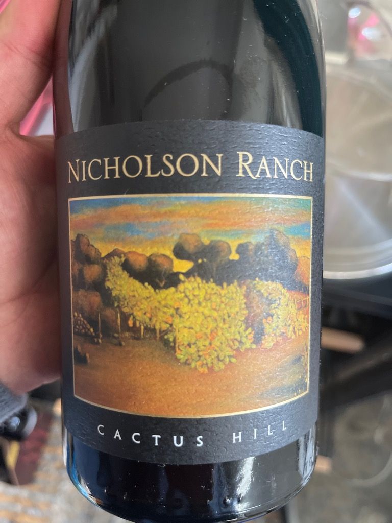 2019 Nicholson Ranch Pinot Noir Estate Reserve Cactus Hill, USA ...