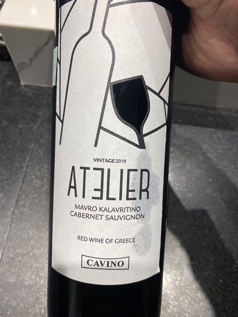 2018 Cavino Atelier Mavro Kalavritino Cabernet Sauvignon, Greece ...