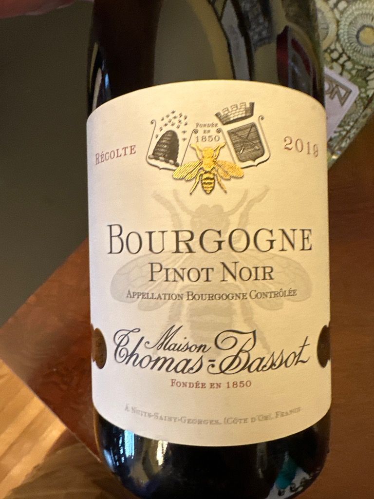 2019 Thomas Bassot Bourgogne, France, Burgundy, Bourgogne - CellarTracker