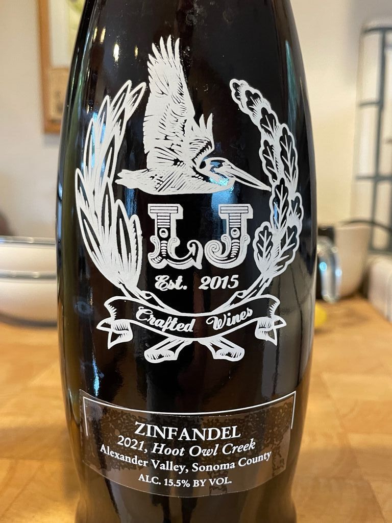 2021 LJ Crafted Wines Zinfandel Hoot Owl Vineyard, USA, California ...