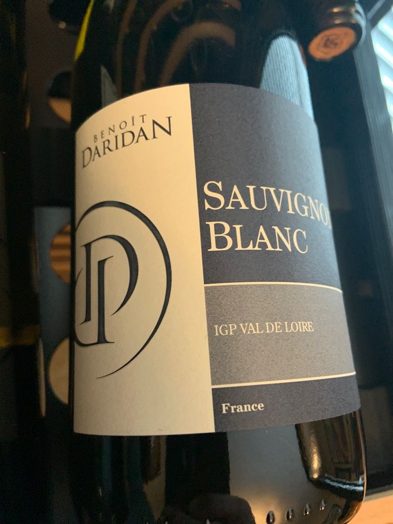 2023 Benoit Daridan Sauvignon Blanc, France, Loire Valley, Val de Loire ...