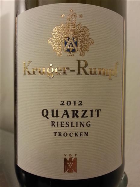 2012 Kruger-Rumpf Riesling Quarzit Trocken, Germany, Nahe - CellarTracker