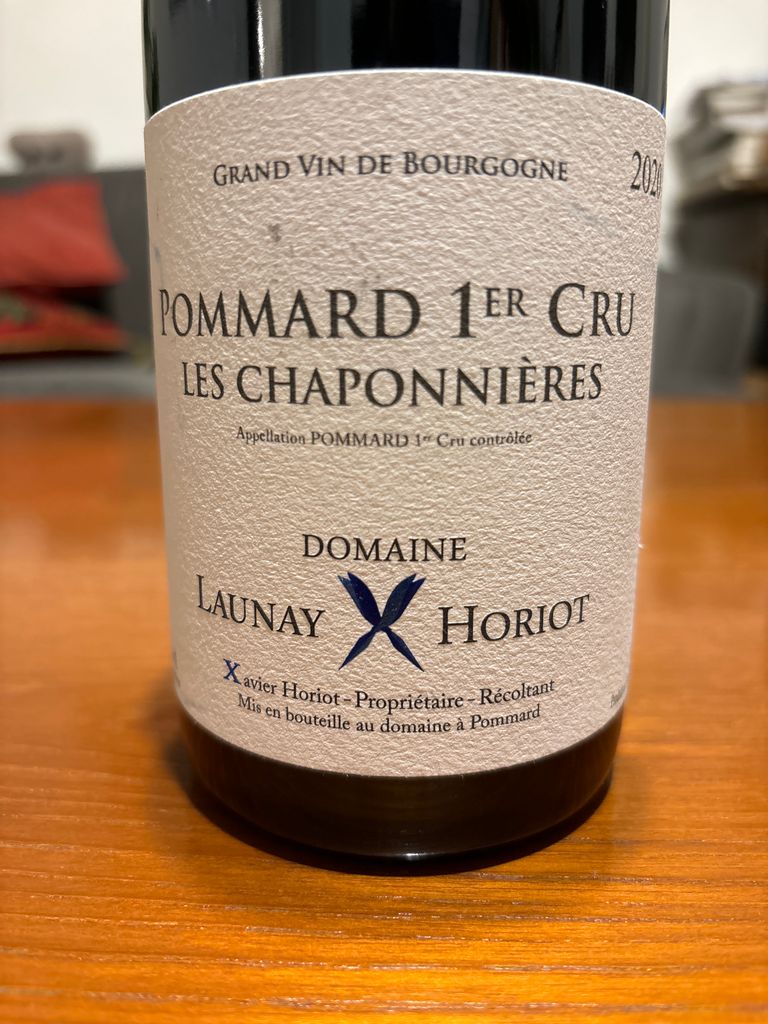 2020 Domaine Launay-Horiot Pommard 1er Cru Les Chaponnières, France ...