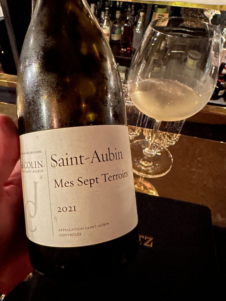 2021 Joseph Colin Saint-Aubin Mes Sept Terroirs, France, Burgundy, Côte ...