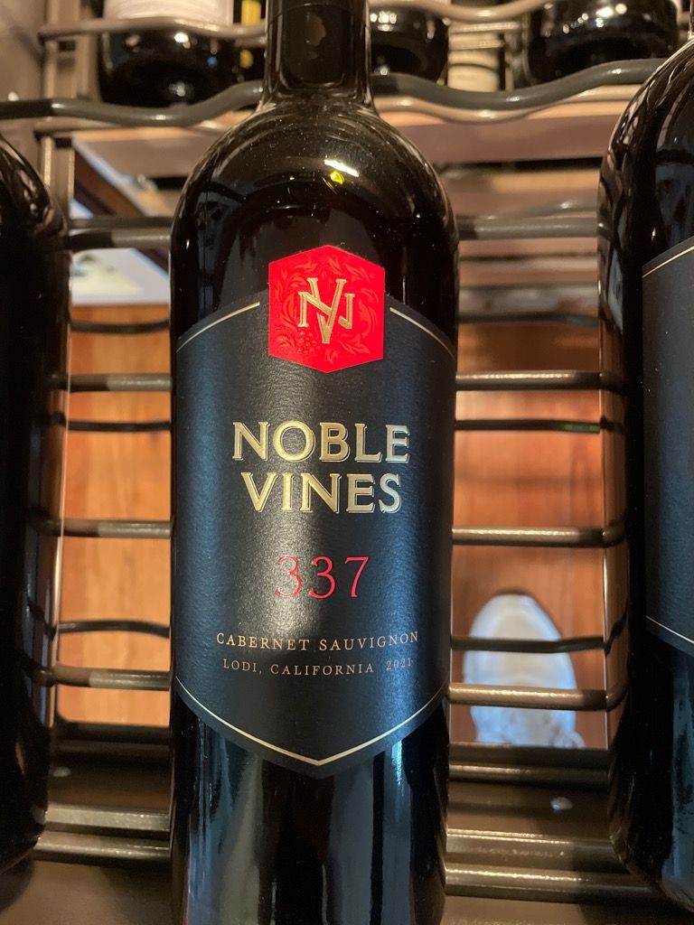 2021 Noble Vines Cabernet Sauvignon 337, USA, California, Central ...