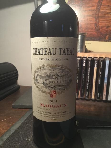 2011 Château Tayac Cuvée Nicolas, France, Bordeaux, Médoc, Margaux ...