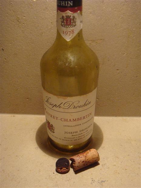 1978 Joseph Drouhin Gevrey-Chambertin, France, Burgundy, Côte de Nuits ...