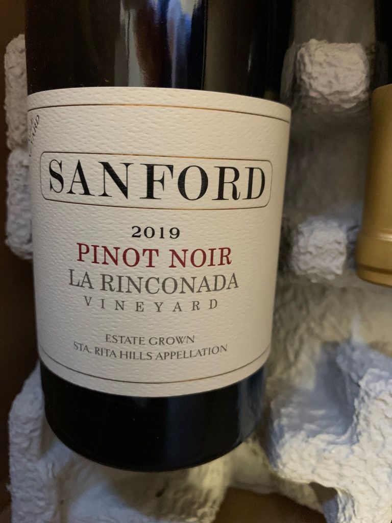 2020 Sanford Pinot Noir La Rinconada Vineyard, USA, California, Central ...