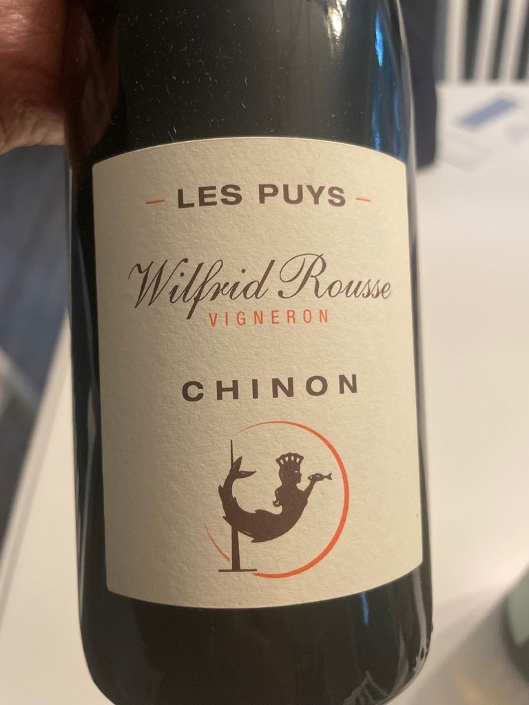 2019 Domaine Wilfrid Rousse Chinon Les Puys, France, Loire Valley ...