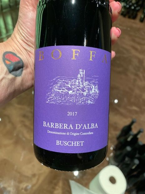 2017 Boffa Carlo Barbera d'Alba Buschet, Italy, Piedmont, Alba, Barbera ...