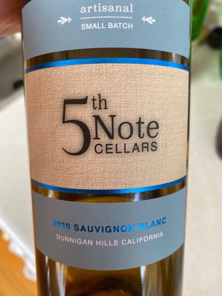 2020 Fifth Note Cellars Sauvignon Blanc - Pinot Grigio, USA, California ...