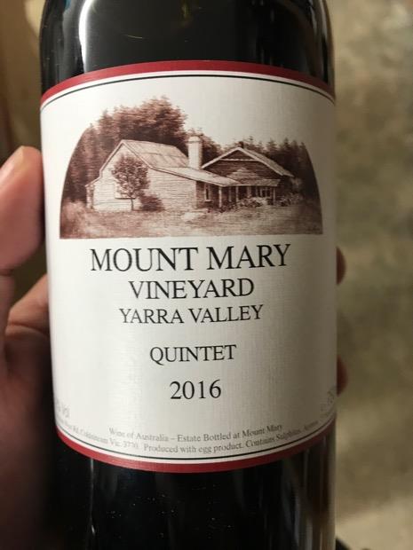 2016 Mount Mary Quintet, Australia, Victoria, Port Phillip, Yarra ...