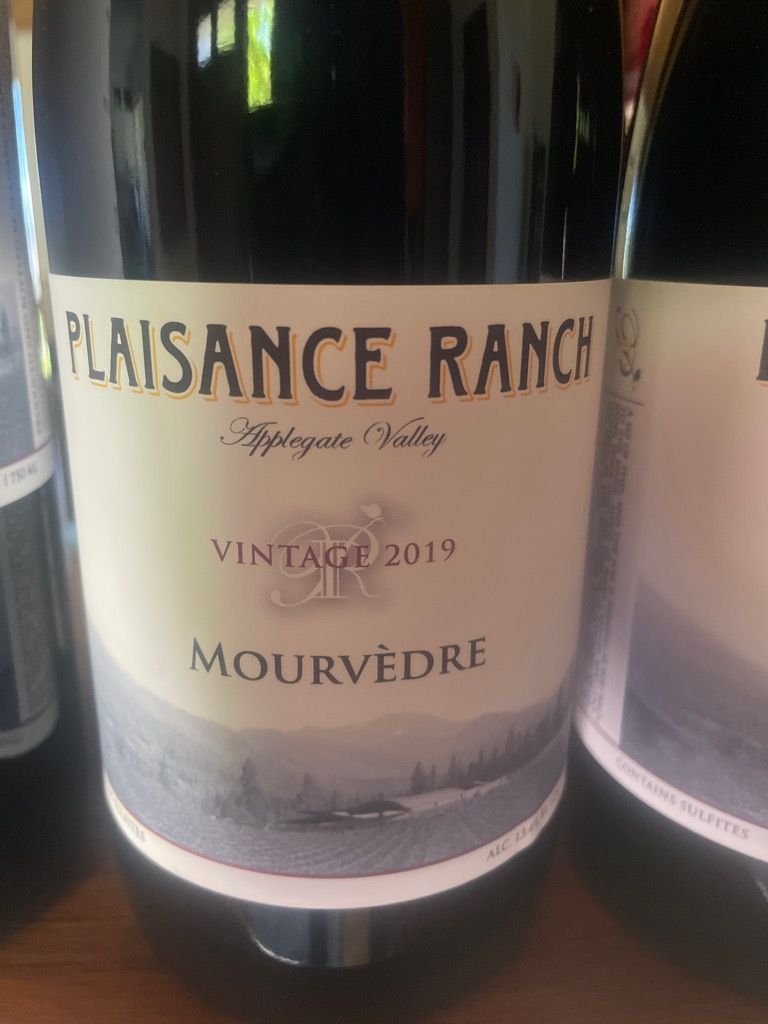 2019 Plaisance Ranch Mourvèdre, USA, Oregon, Southern Oregon, Applegate ...