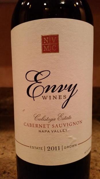 2011 Envy Wines Cabernet Sauvignon Calistoga Estate, USA, California ...