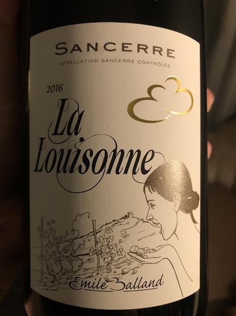 2022 Emile Balland Sancerre Rouge, France, Loire Valley, Upper Loire ...
