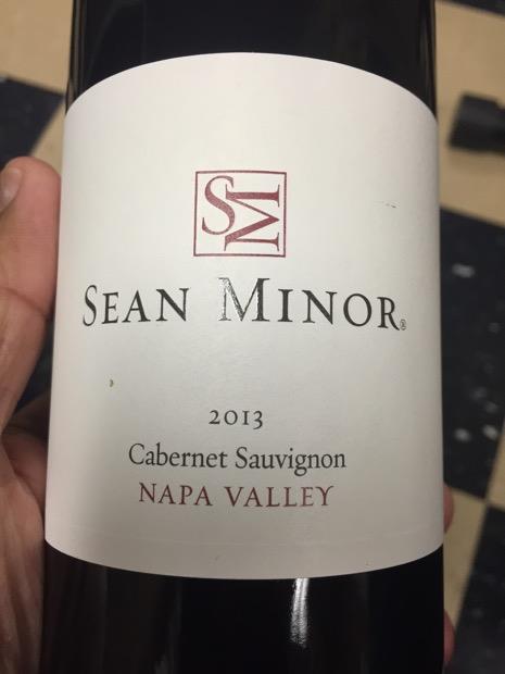 2013 Sean Minor Cabernet Sauvignon, USA, California, Napa Valley ...