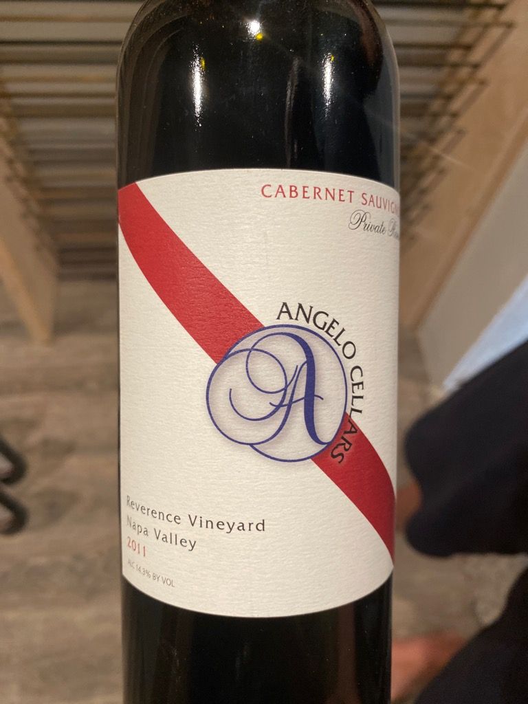 2011 Angelo Cellars Cabernet Sauvignon Reverence Vineyard Napa Valley ...