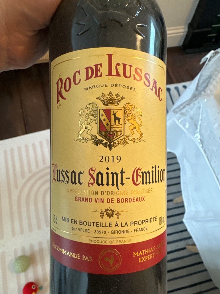 2019 Roc de Lussac, France, Bordeaux, Libournais, Lussac-St. Émilion ...