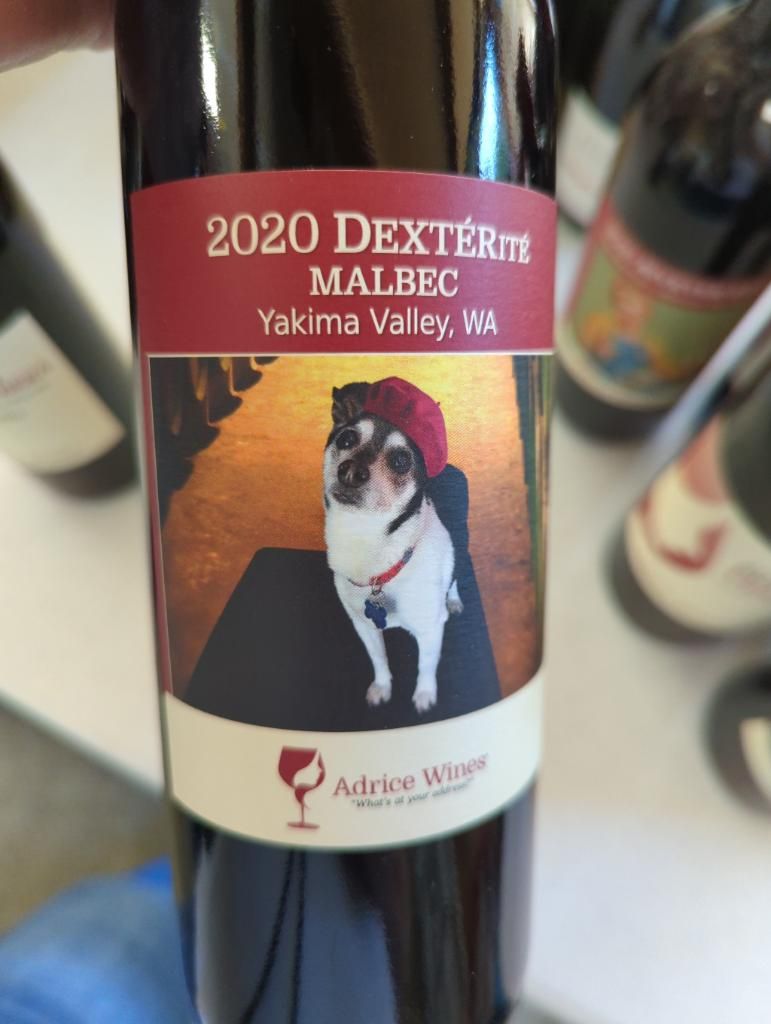 2021 Adrice Wines Malbec Dextérité French Malbec, USA, Washington ...
