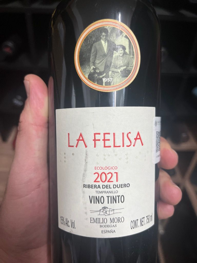 2021 Bodegas Emilio Moro Ribera del Duero La Felisa, Spain, Castilla y León, Ribera del Duero ...