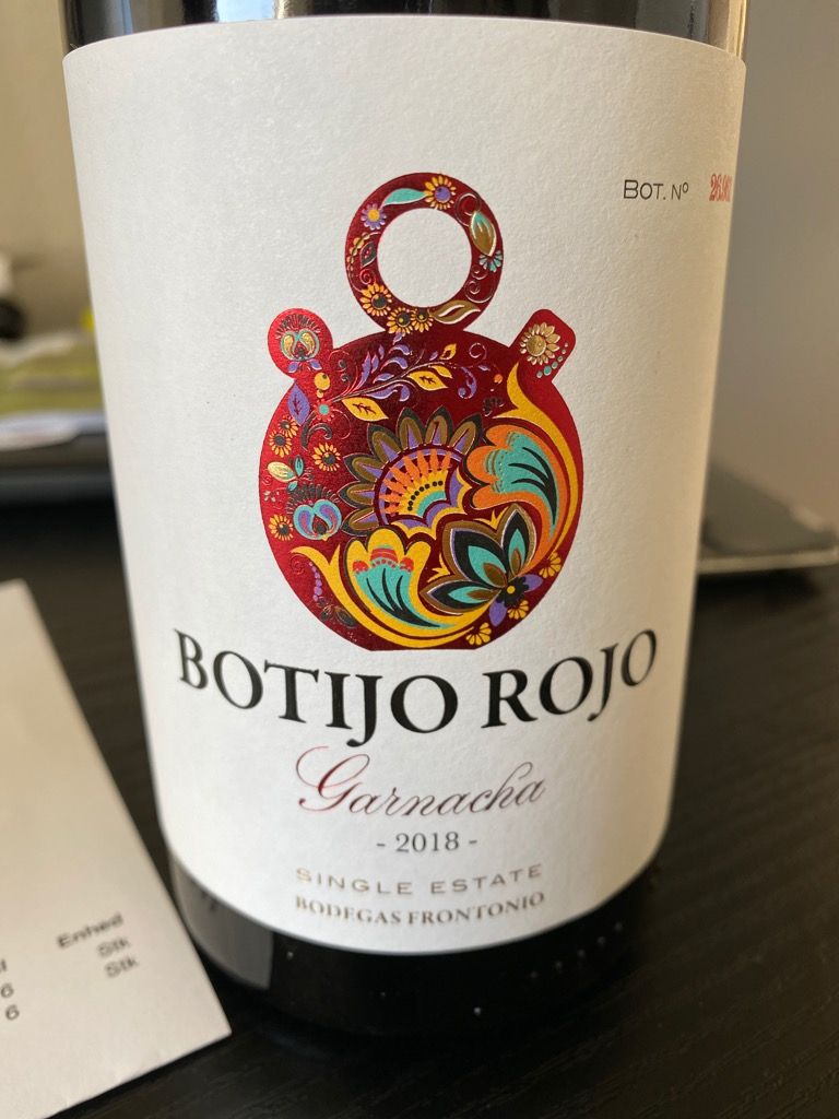 2020 Botijo Rojo, Spain - CellarTracker