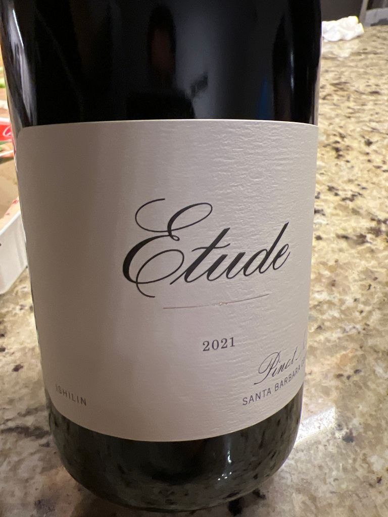 2021 Etude Pinot Noir Ishilin, USA, California, Central Coast, Santa ...
