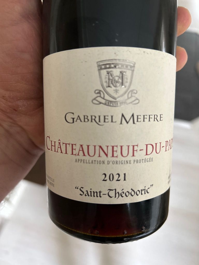 2021 Gabriel Meffre Châteauneuf-du-Pape Saint-Théodoric, France, Rhône ...