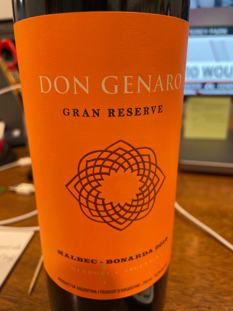 2019 Don Genaro Malbec Gran Reserva, Argentina, Mendoza - CellarTracker