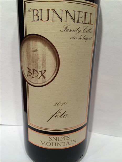2010 Bunnell Family Cellars fête, USA, Washington, Columbia Valley ...