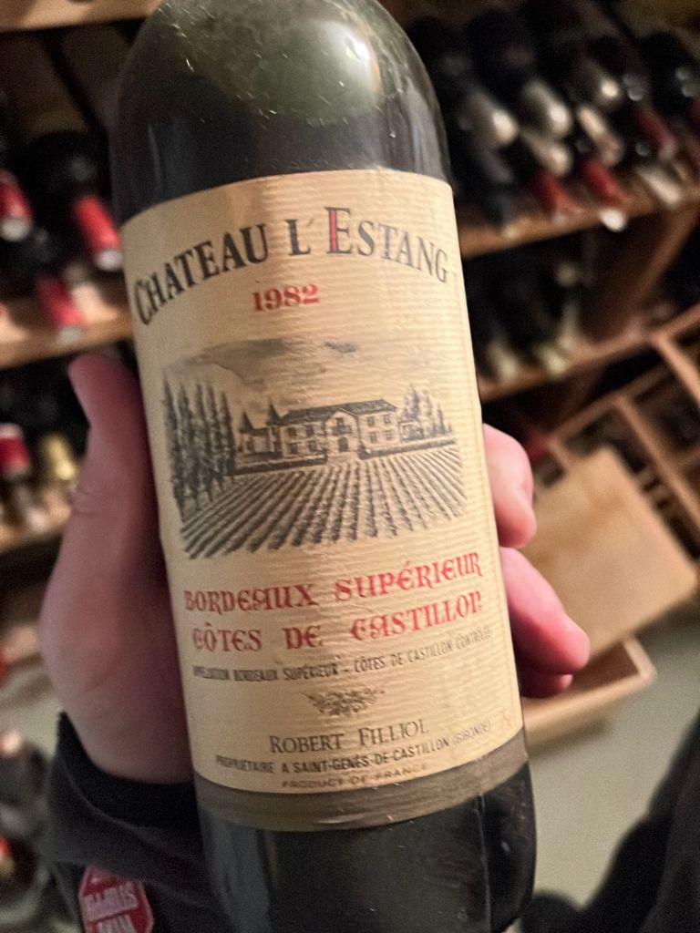 1989 Château de l'Estang, France, Bordeaux, Libournais, Castillon Côtes ...