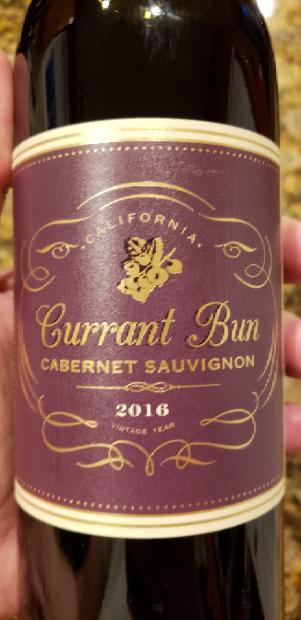 2016 Currant Bun Cabernet Sauvignon, USA, California - CellarTracker