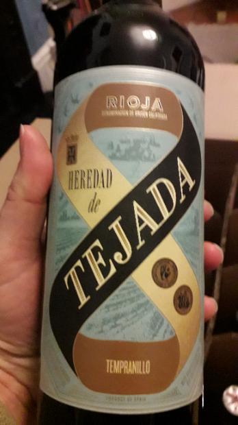 2018 Heredad de Tejada Tempranillo Rioja, Spain, La Rioja, Rioja ...