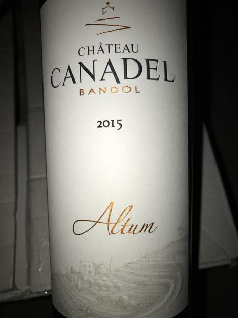 2015 Château Canadel Bandol Altum, France, Provence, Bandol - CellarTracker
