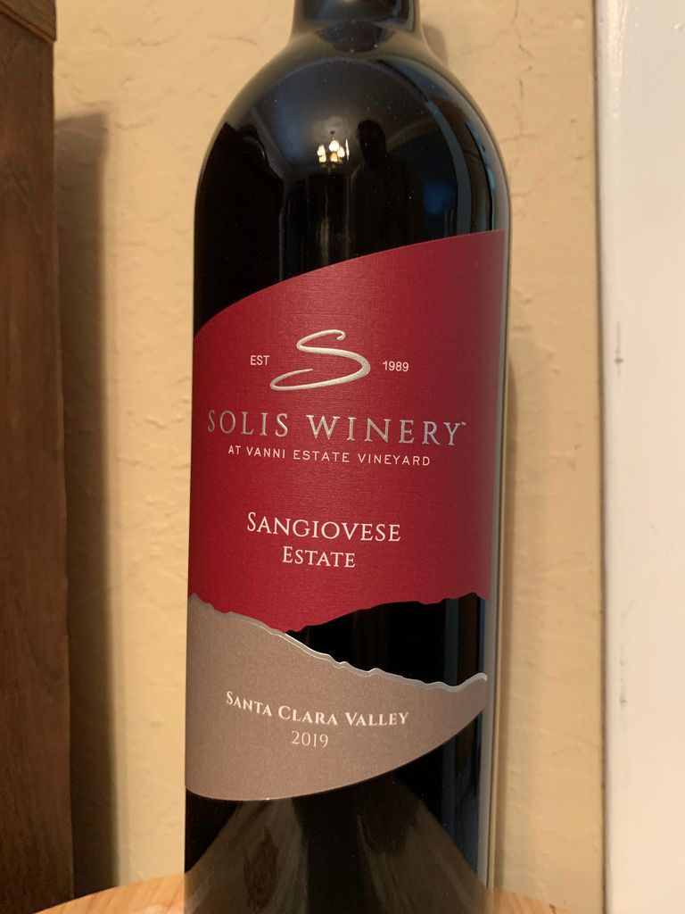 2020 Solis Winery Sangiovese, USA, California, Central Coast, Santa ...