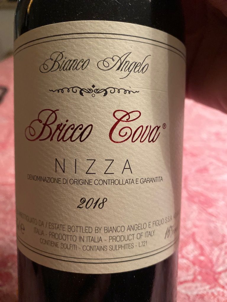 2019 Bianco Angelo Nizza Bricco Cova, Italy, Piedmont, Asti, Nizza ...