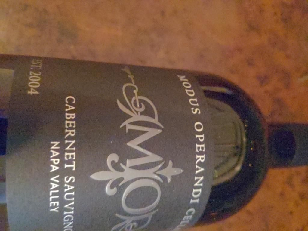 2014 Modus Operandi Cellars Cabernet Sauvignon Farella Vineyard, USA ...