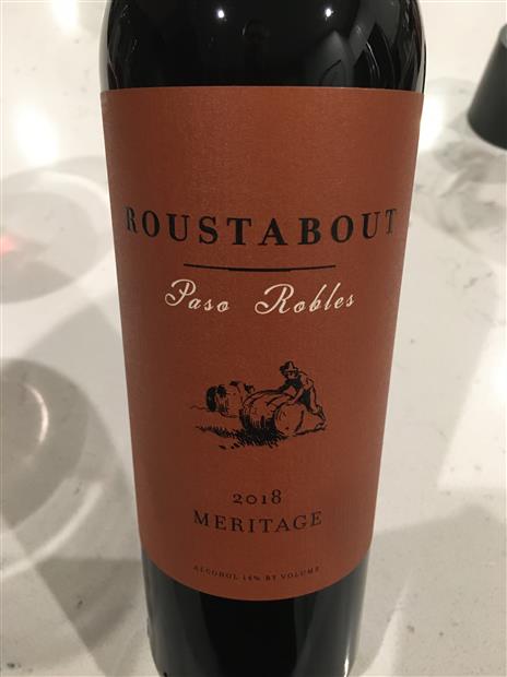 2018 Central Coast Wine Warehouse Roustabout Meritage, USA, California ...