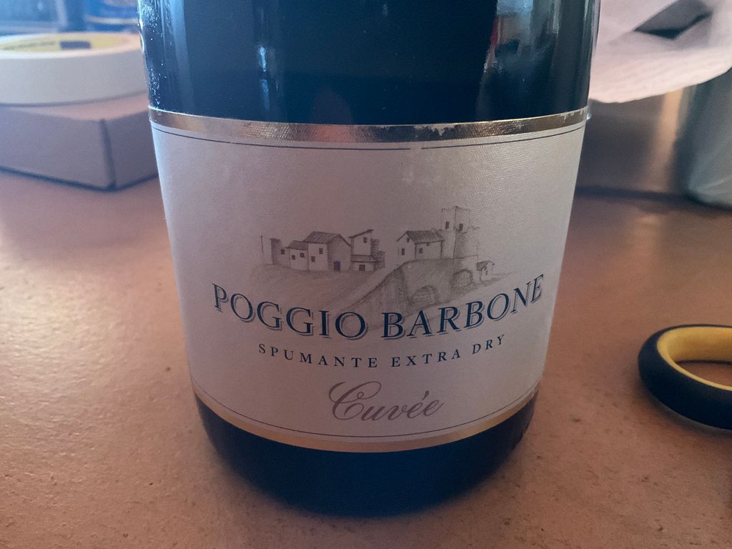 NV Poggio Barbone Cuvée Extra Dry, Italy, Tuscany, Vino da Tavola ...