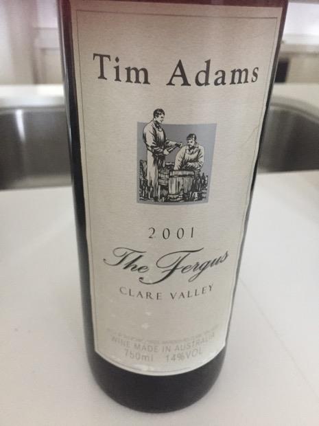 2001 Tim Adams The Fergus, Australia, South Australia, Mount Lofty ...