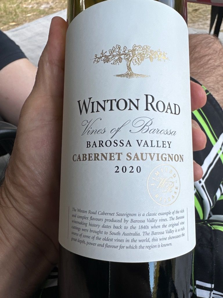 2020 Winton Road Cabernet Sauvignon, Australia, South Australia ...
