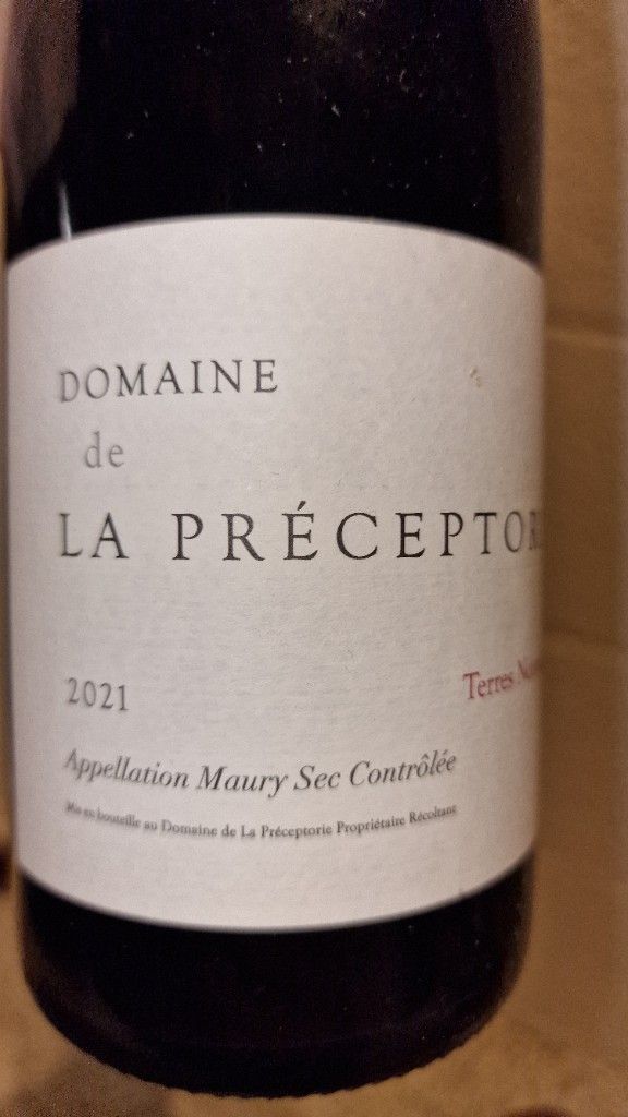 2021 Domaine de la Preceptorie Maury Sec Les Terres Nouvelles, France ...