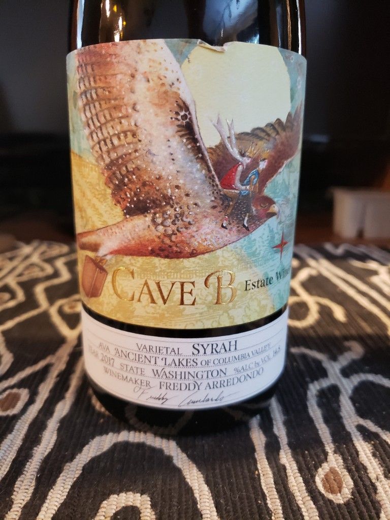 2018 Cave B Estate Winery Syrah, USA, Washington, Columbia Valley ...