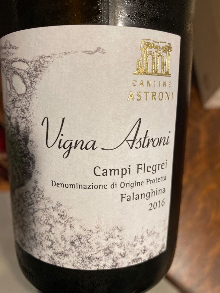 2019 Cantine Degli Astroni Falanghina Campi Flegrei Vigna Astroni ...