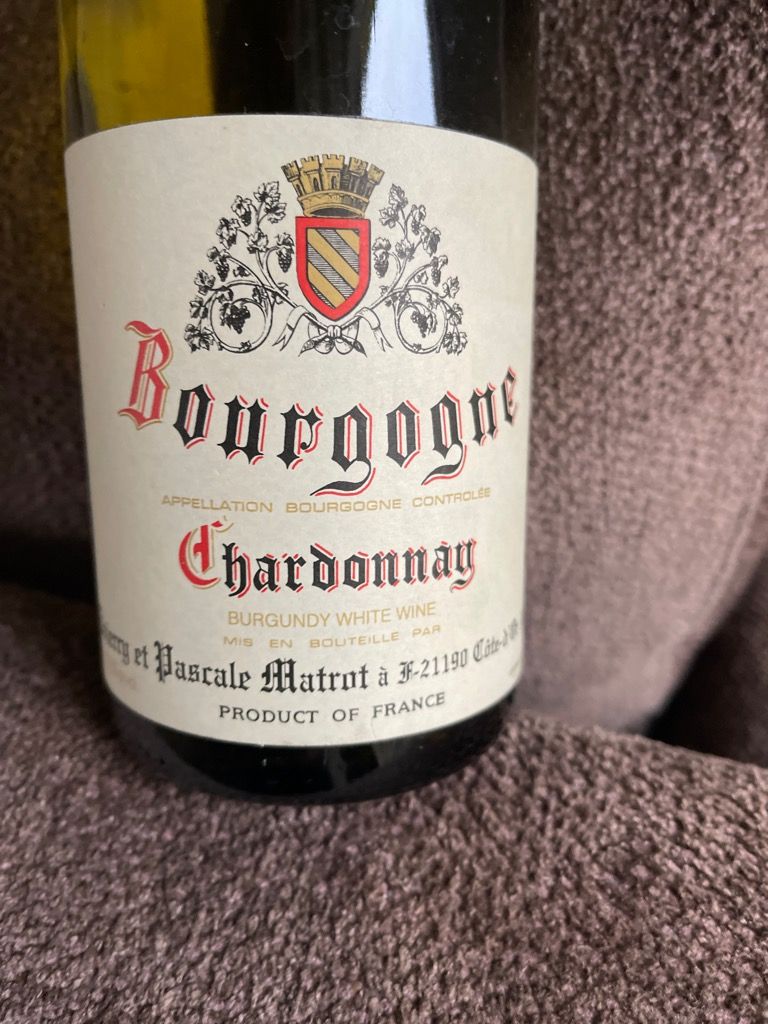 2010 Domaine Matrot Chardonnay Bourgogne Blanc, France, Burgundy ...
