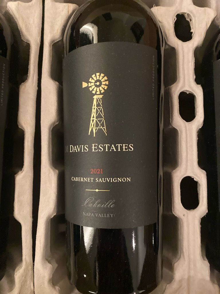 2021 Davis Estates Cabernet Sauvignon Oakville, USA, California, Napa ...