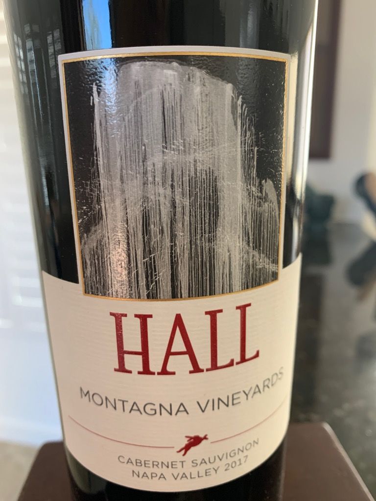 2017 Hall Cabernet Sauvignon Montagna, USA, California, Napa Valley ...