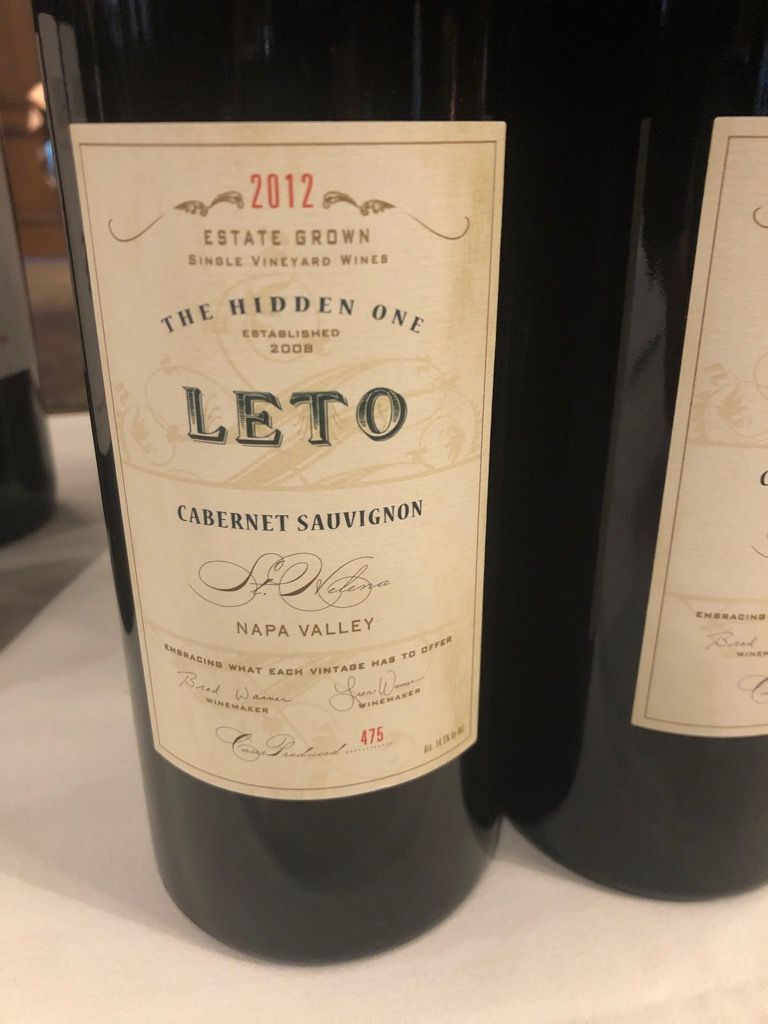 2013 Leto Cellars Cabernet Sauvignon The Hidden One St. Helena, USA ...
